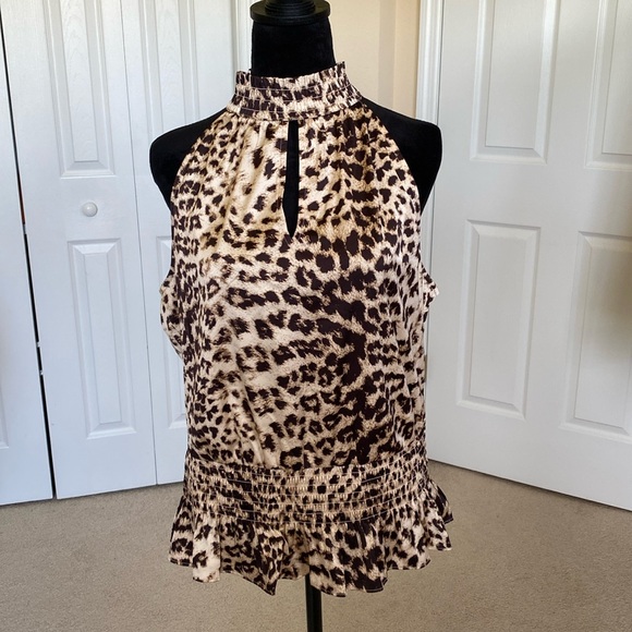 INC International Concepts | Tops | Nwt Inc Leopard Halter Top L | Poshmark